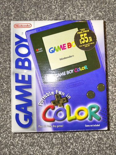 Nintendo Game Boy Color Box – Grape – Original Packaging & Paperwork ...