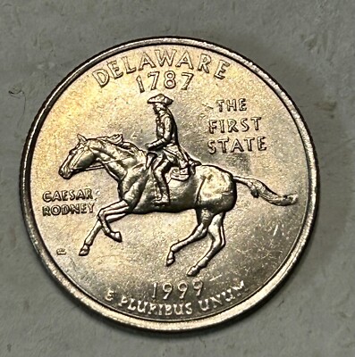 RARE 1787 1999 “D” Delaware FIRST STATE QUARTER DOLLAR Coin | eBay