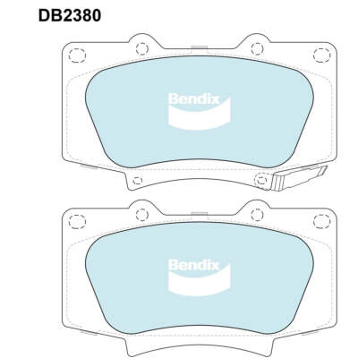 Bendix Heavy Duty Brake Pad Set Front DB2380 HD | eBay