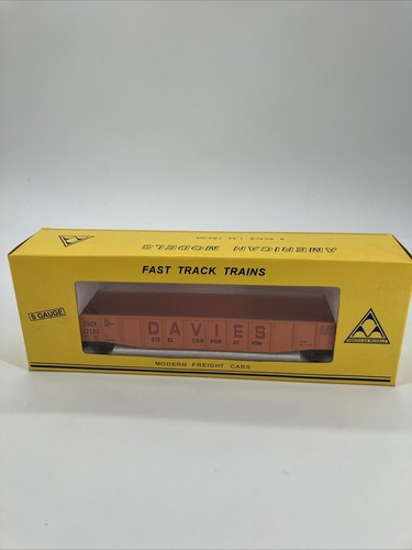 S-Scale American Models 50' Gondola - Davies Steel -Scale Wheels ...