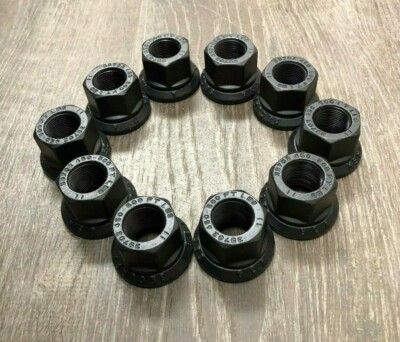 10 Securex Style 2 Piece Wheel Nut Semi Tractor Trailer 33mm Hex M22x1 ...