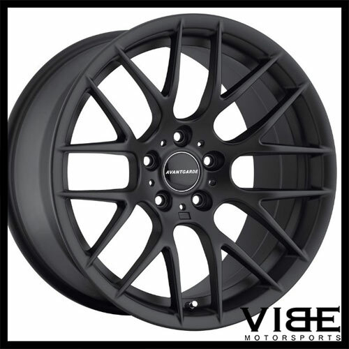 18" AVANT GARDE M359 BLACK CONCAVE WHEELS RIMS FITS BMW E46 M3 | eBay