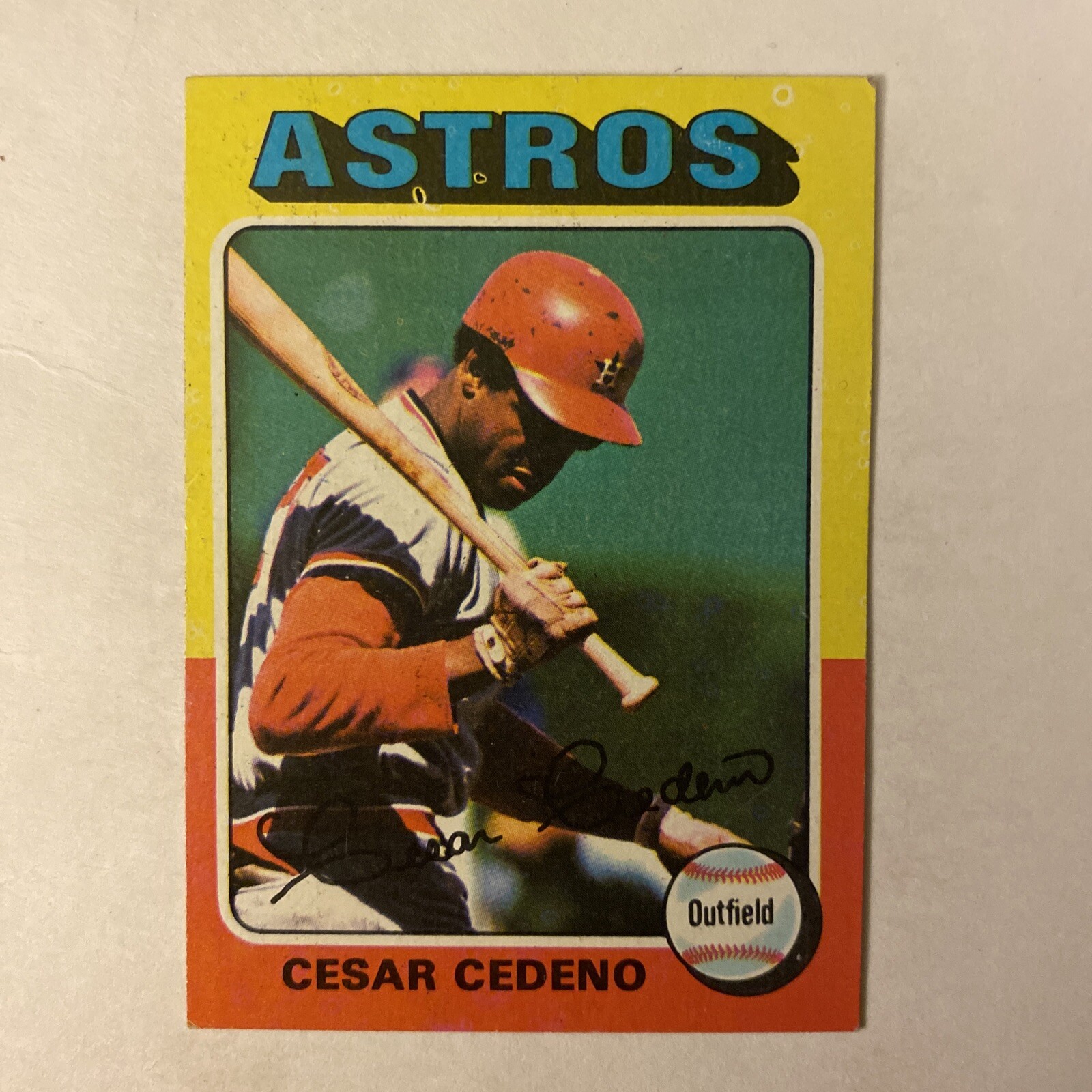 1975 Topps Baseball Cesar Cedeno Houston Astros Card #590 | eBay