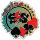 Casino Poker Card Deck Ace Las Vegas Car Bumper Window Vinyl Sticker ...