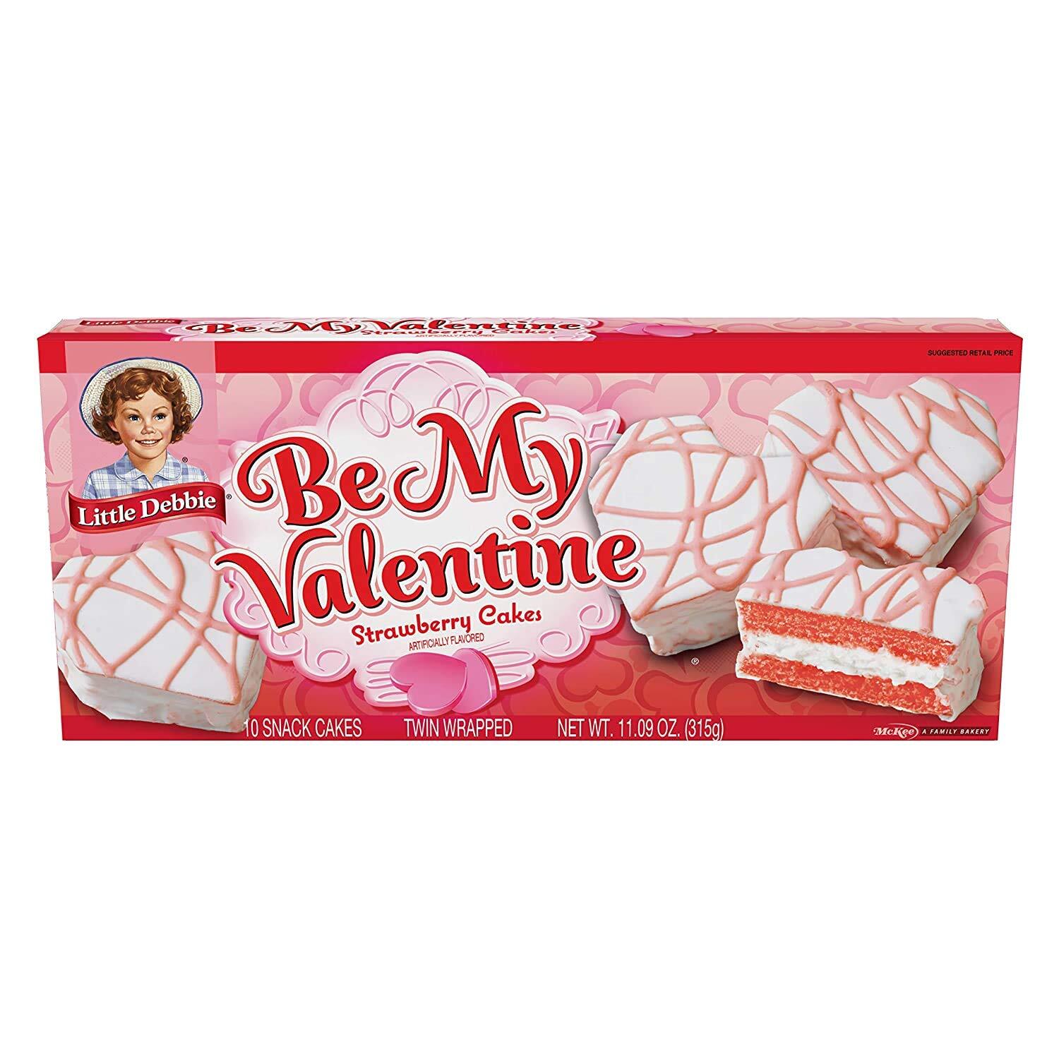 Little Debbie Be My Valentine Variety Pack, 5 Boxes, Assorted Flavors ...