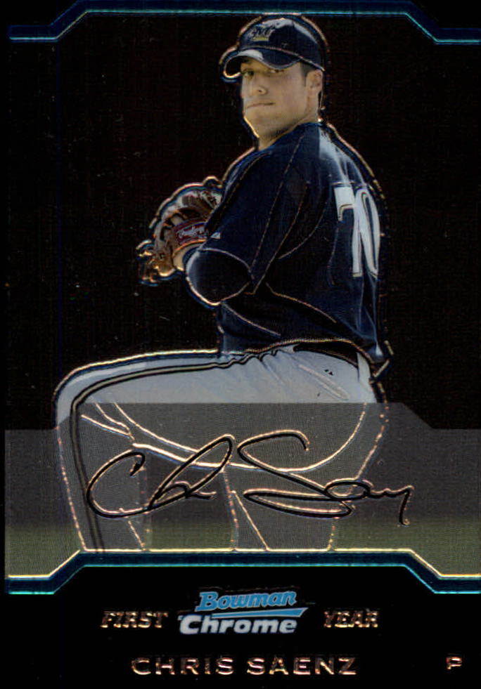 2004 Bowman Chrome #254 Chris Saenz RC | eBay