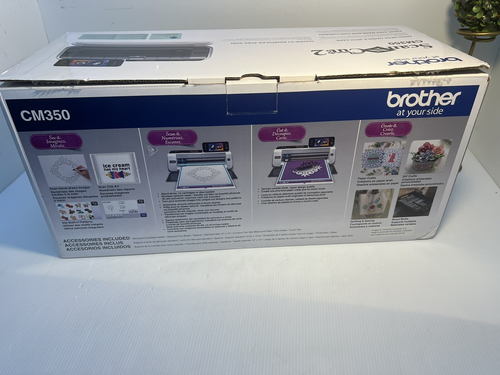 Brother CM350 ScanNCut 2 Wireless Cutting Machine with LCD Display for ...