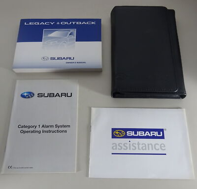 Wallet + Handbook / Owner's manual Subaru Legacy & Outback from 09/2005 ...