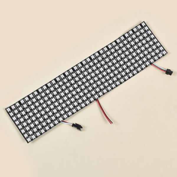 Ws2812 5050 8x32 RGB Flexible LED Matrix Panel Addressable Programmable ...