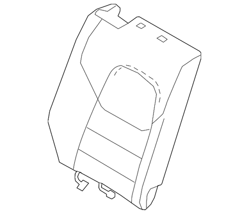 Genuine Mazda Seat Back Cover KB8D-88-401-02 | eBay