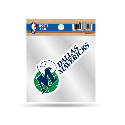 Dallas Mavericks Retro Logo Die-Cut Decal Window, Car or Laptop! 4x2 ...