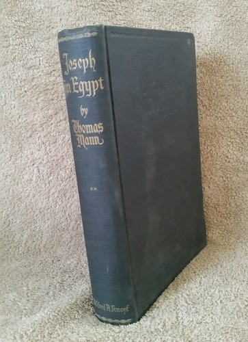 Joseph In Egypt Book - Thomas Mann - Volume One 1938 Alfred Knopf ...