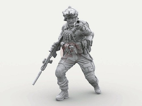 Legend 1/16 120mm US Navy SEAL 3 w/M79 Pirate Gun SCAR-H Mk.17 & HK45C ...
