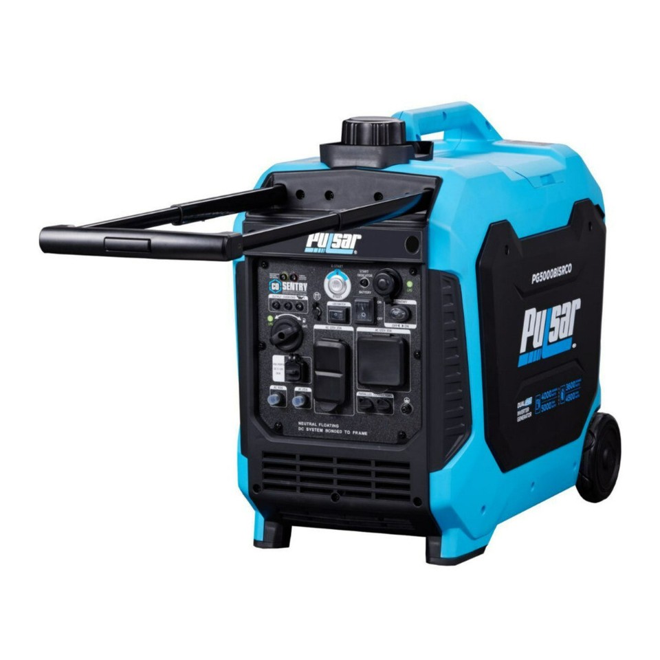 Pulsar PG5000BiSRCO RV Ready 500W Blue and Black Dual Fuel Inverter ...