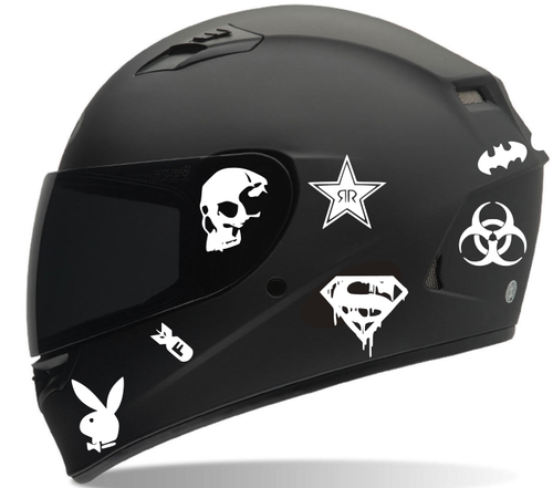 Assorted Helmet decal kit. Custom Motorcycle helmet decal kit. | eBay