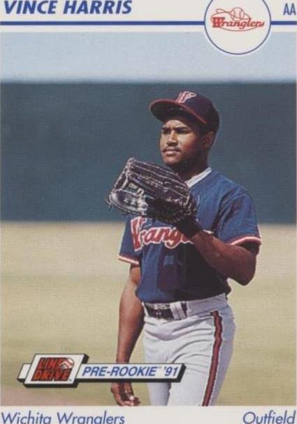 1991 Line Drive Pre-Rookie - AA Vince Harris #607 (RC) for sale online ...