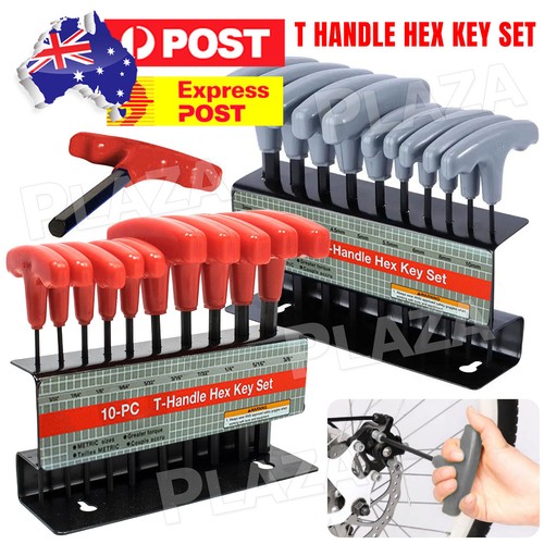 20pcs T Handle Hex Key Set Metric or SAE T Bar Wrench Allen Allan Keys ...