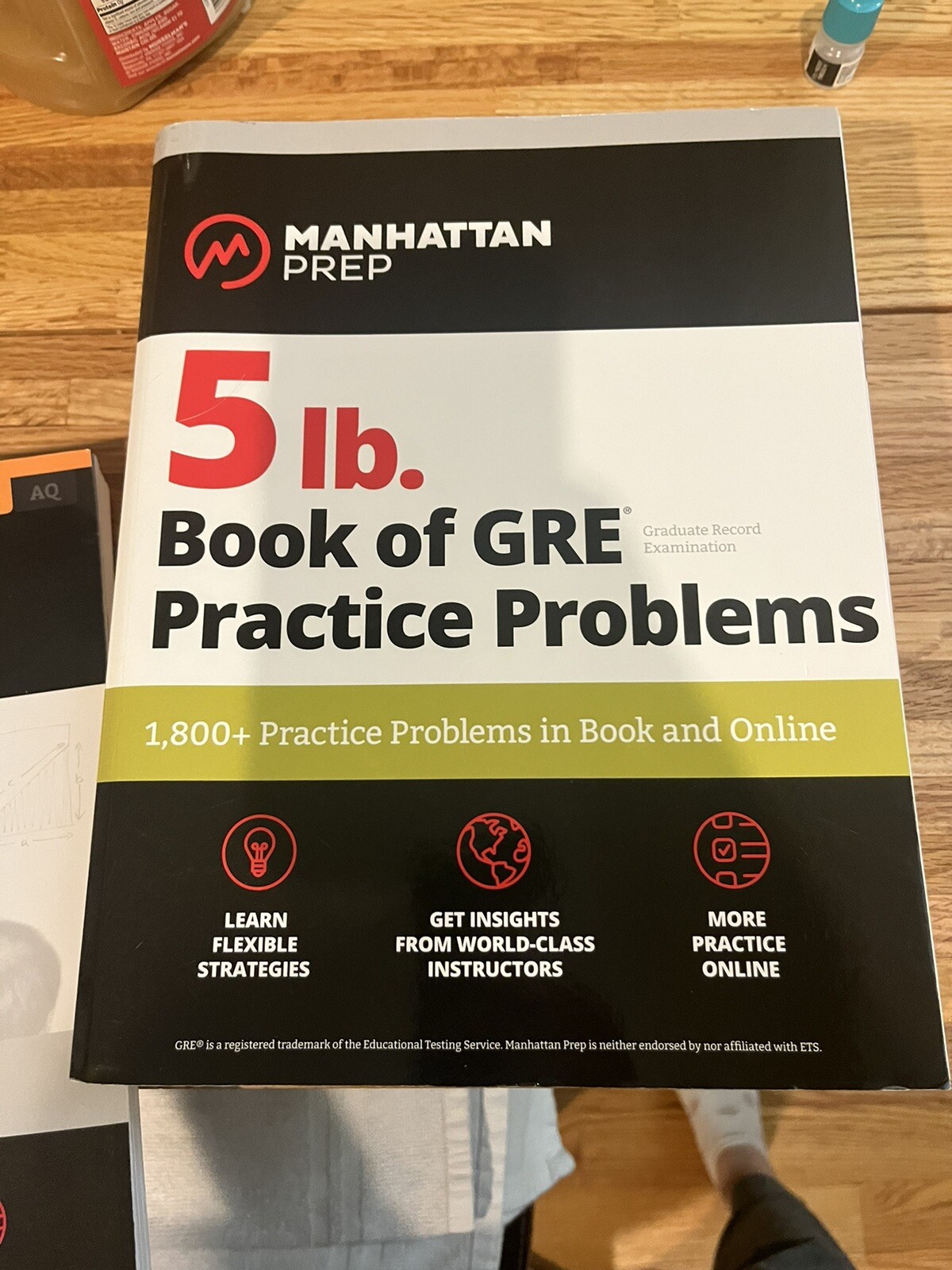 5 Lb. Book of GRE Practice Problems by Manhattan Prep 3rd Edition ...