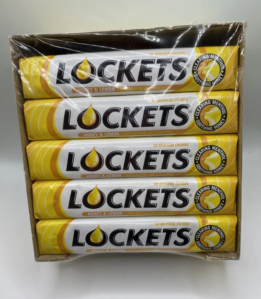 Lockets Honey & Lemon sweets 20x43g Full Box | eBay UK