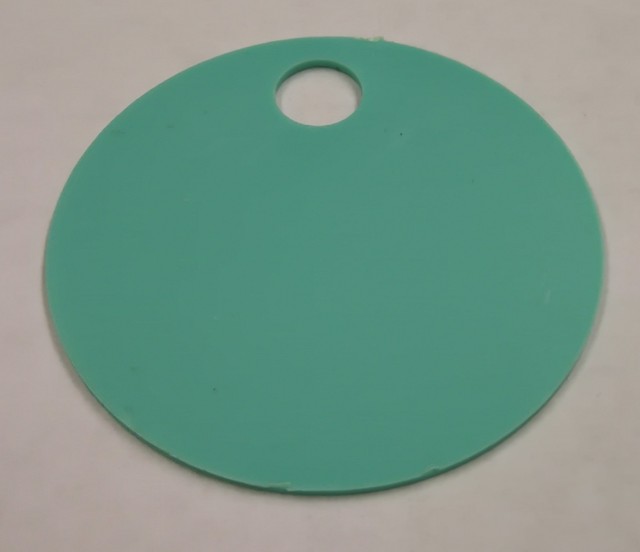 250 Pack plastic inventory ID tags, 1.5" round - tear-proof ...