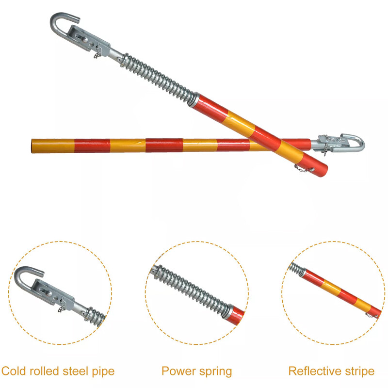 5000kg 5 Ton Steel Towing Bar Pole Recovery Tow Poles For Car Van Truck ...