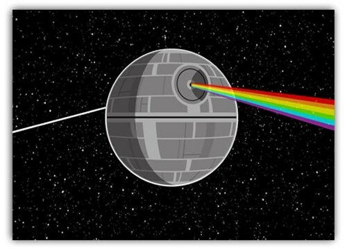 Metal Wall Sign - Dark-Side-Death-Star | eBay