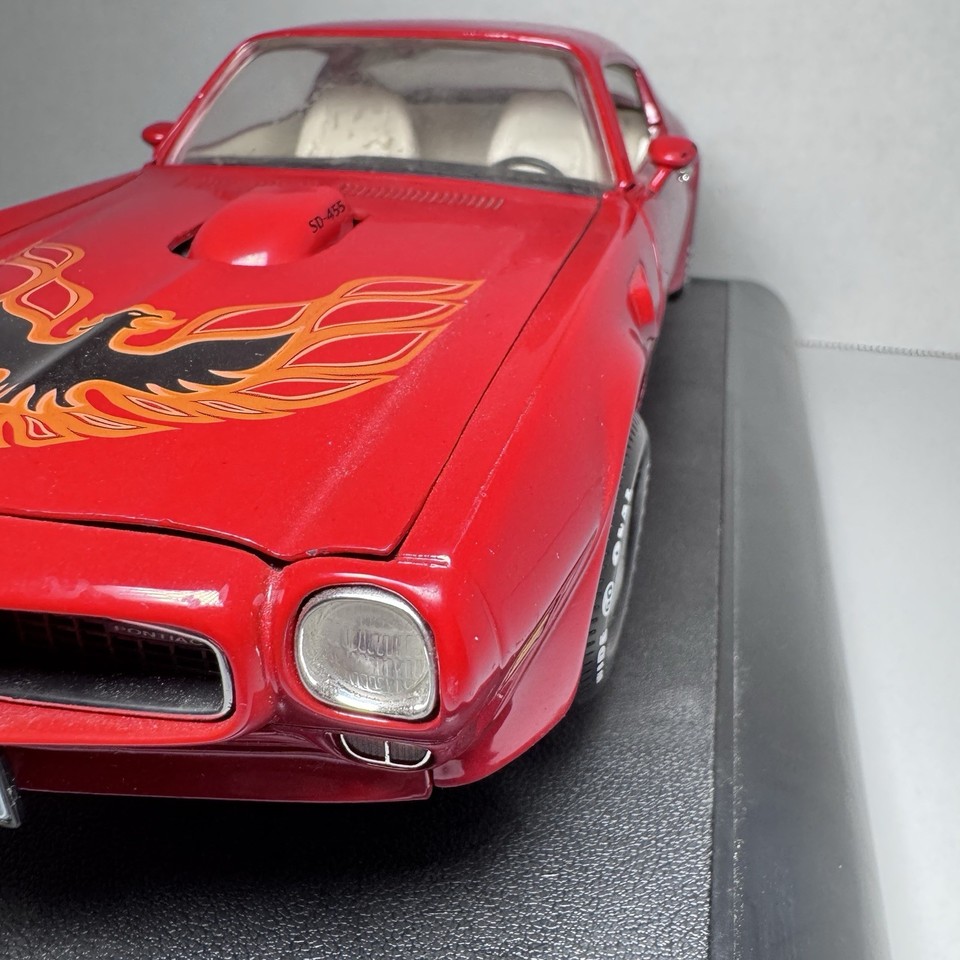 ERTL American Muscle 1973 Red Pontiac Firebird Trans AM 1:18 Scale ...
