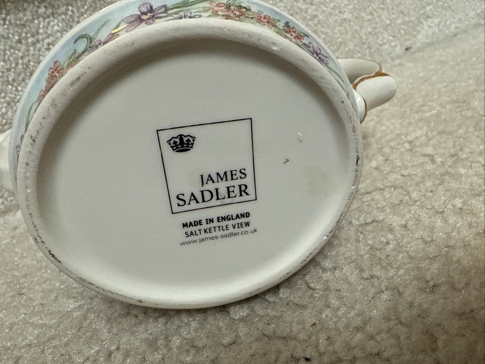 James Sadler Teapot Salt Kettle View Bermuda Lyric Made In India | eBay