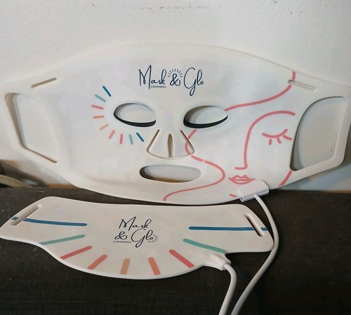 LED ESTHETICS Mask & Glo Face/Neck Mask LED Rejuvenation Light Therapy ...