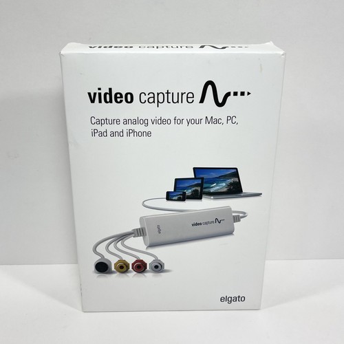 Elgato USB Video Capture Device Convert Analog Video to Digital Win Mac ...