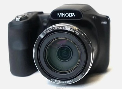 Minolta MN35Z 20MP WiFi Digital Camera with Zoom Lens 35x OIS, Lens Cap ...