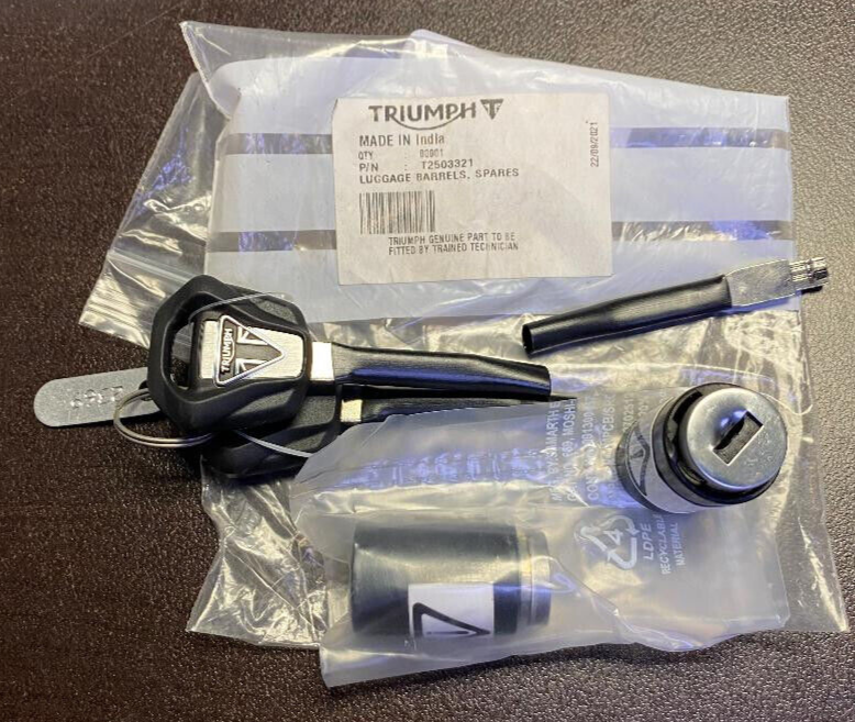 Triumph Rocket 3 GT Luggage Lock Barrels Spares T2503321 for sale ...