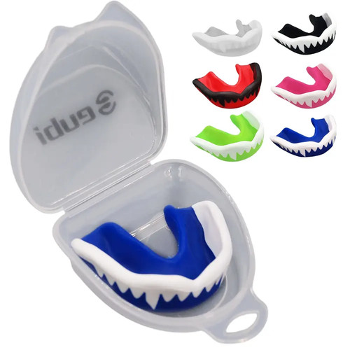 Moldable Protect Teeth Rubber Boxing Basketball Rugby Sport Mouth Guard ...