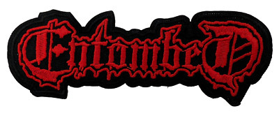 Entombed Patch Iron On Embroidered, Entombed Logo Patch | eBay