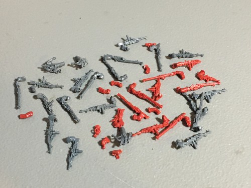 A21593 WARHAMMER 40K ADEPTUS MECHANICUS BITS LOT SKITARII RIFLES GUNS ...