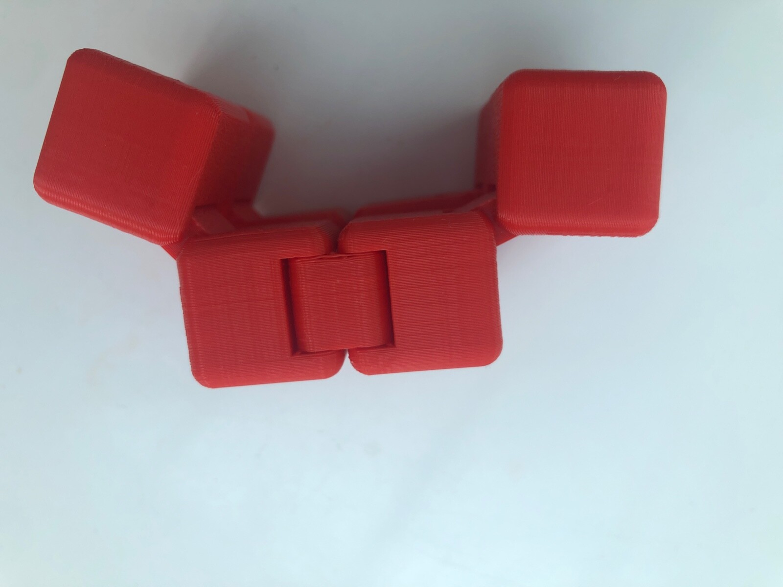 Fidget cube/Toy. Green , Red or White. 4cm cube extend to 8cm x 4 cm ...