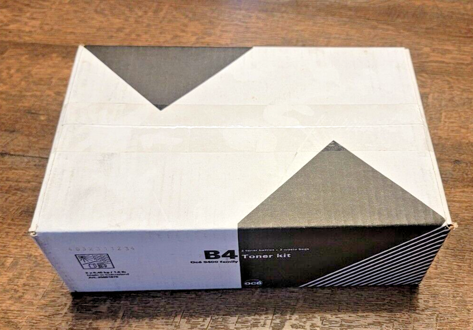 GENUINE Oce 9400 B4 4032311234 Black Toner Kit 2 Bottles 2 Waste Bags ...