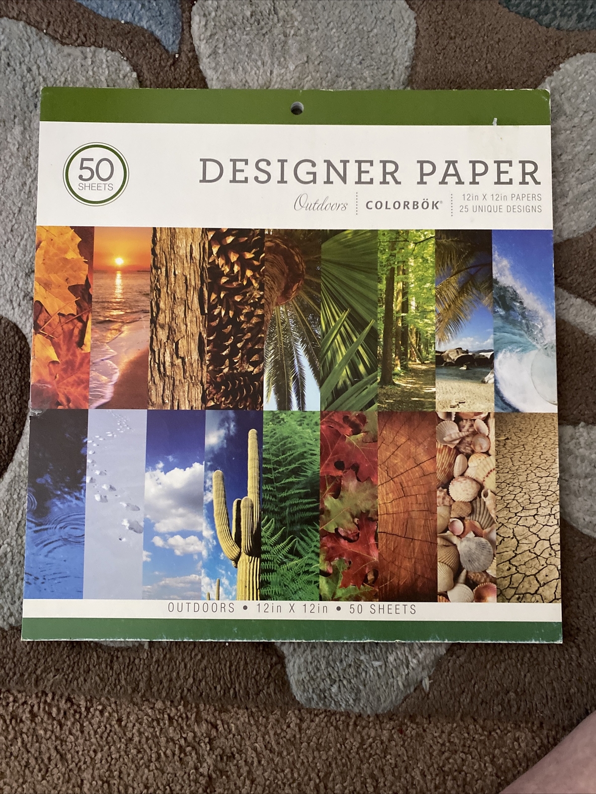 Colorbok DESIGNER Paper Outdoors 12in by 12in Scrapbook for sale online ...