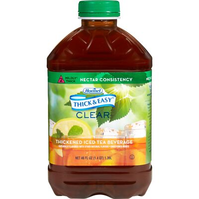 Thick & Easy Clear Nectar Consistency Iced Tea Thickened Beverage, 46 ...