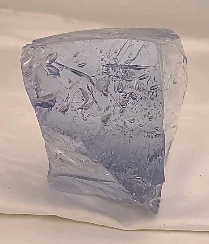 Glass Rock Slag Pretty Clear Aqua Blue 2.5 lbs Rock Landscape Aquarium ...