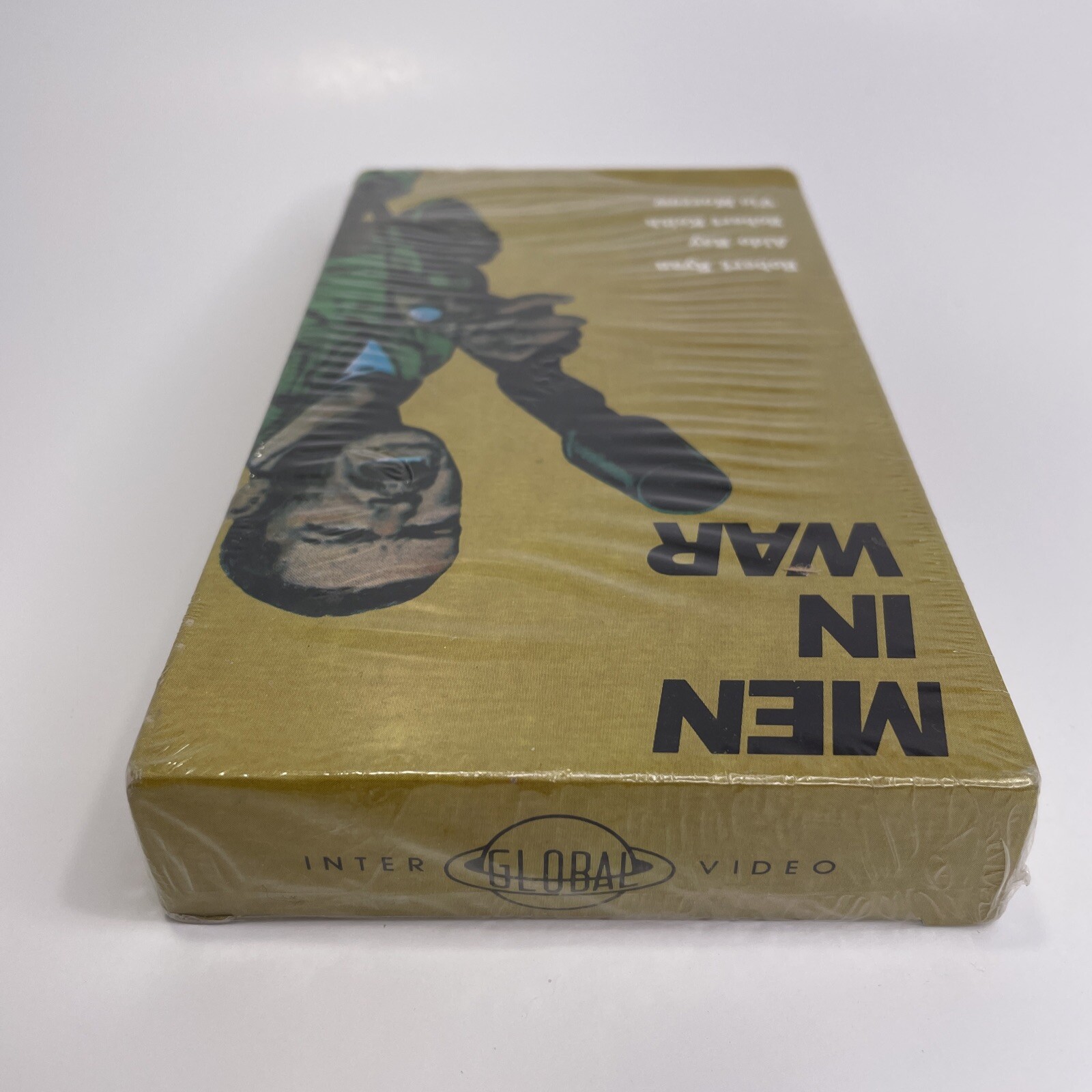 Men In War, 1957 (VHS, 1985) Robert Ryan, Aldo Ray, Robert Keith, Vic ...