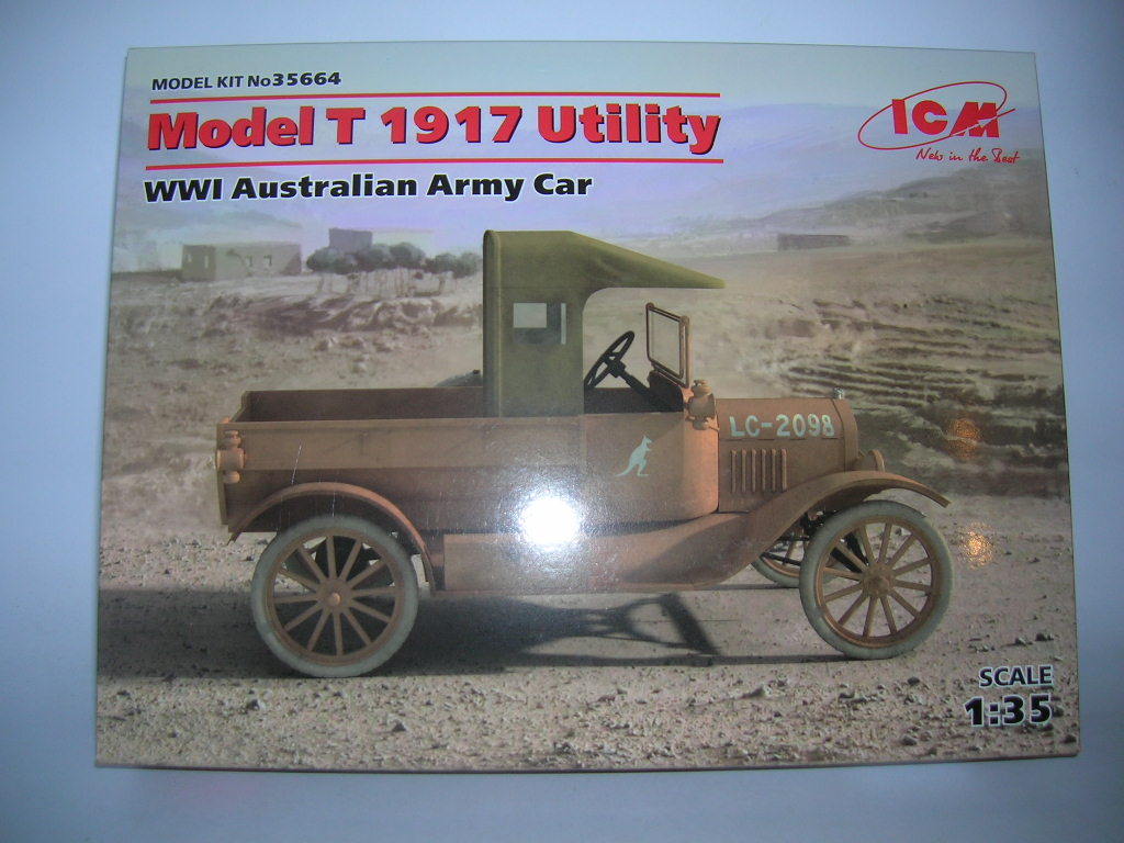 ICM Ford Model T 1917 Utility Car WWI Australien Army Car 1:35 Bausatz ...