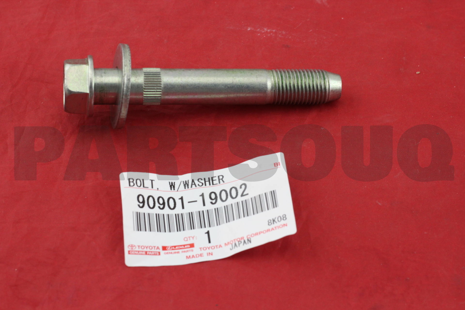 Genuine Toyota 9090119002 Bolt for Rear Suspension Arm 90901-19002 | OE