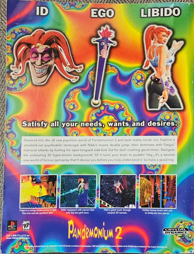 PSM Magazine 1st Premiere Issue Vol 1 Sep 1997 Playstation 1 *No Lid ...