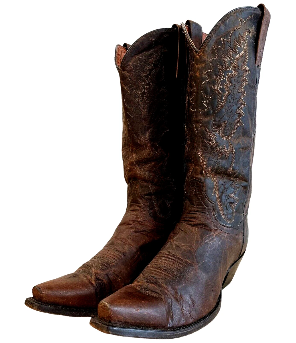 Dan Post Santa Rosa Women's 9.5 Western Cowboy Boot Wide Brown Snip Toe ...