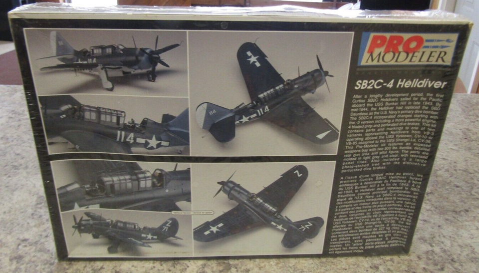 Pro Modeler Revell-Monogram 1/48 Scale SB2C-4 Helldiver - Factory ...