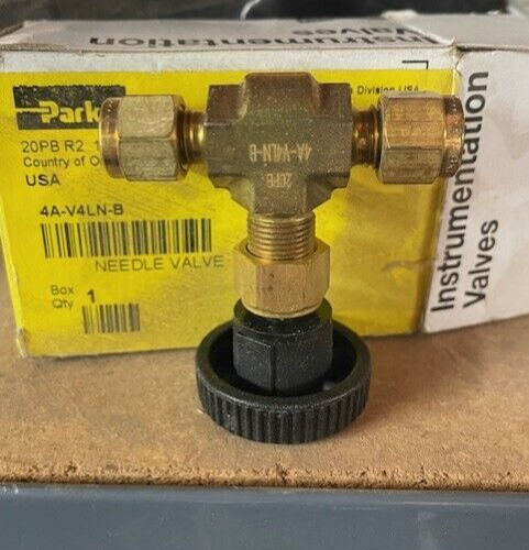4A-V4LN-B Parker Manual Bronze Needle Valve 1/4in Npt 1/4in Tube | eBay