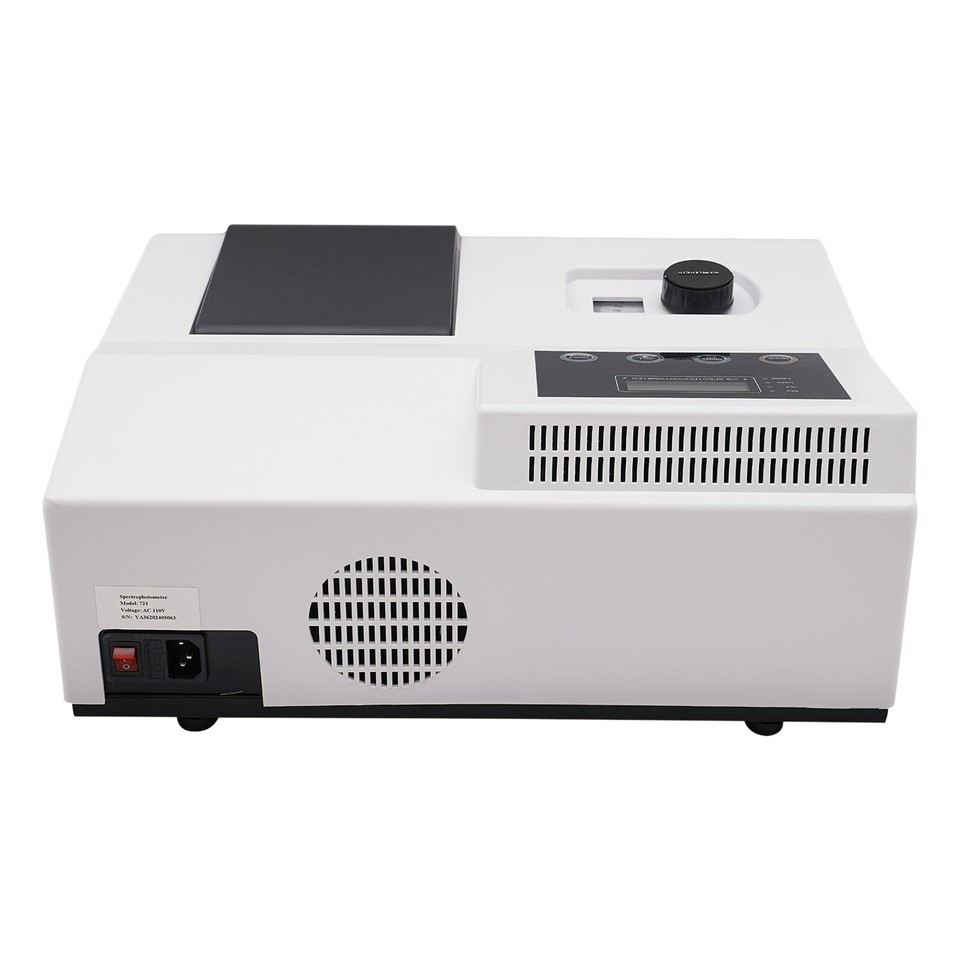 Digital Visible Spectrophotometer 350-1020nm Laboratory Spectrometer ...