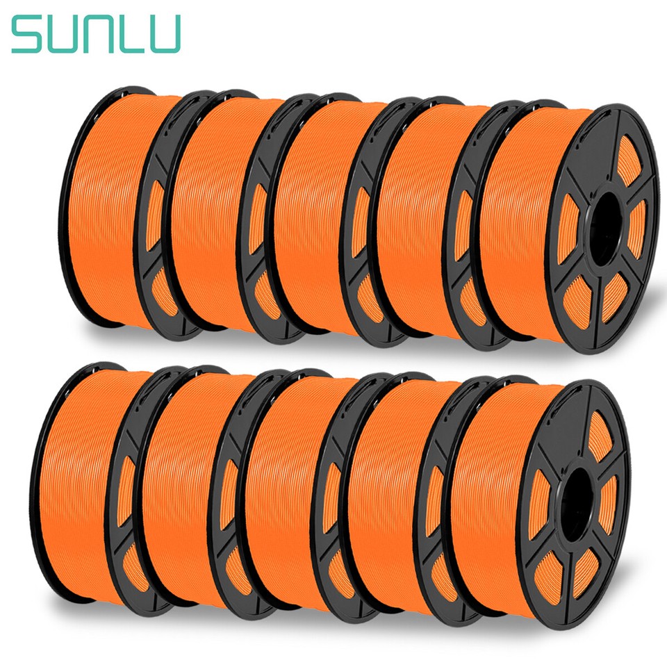 10KG SUNLU PLA PETG PLA+ ABS 3D Printer Filament 1.75mm Neat Spool No ...