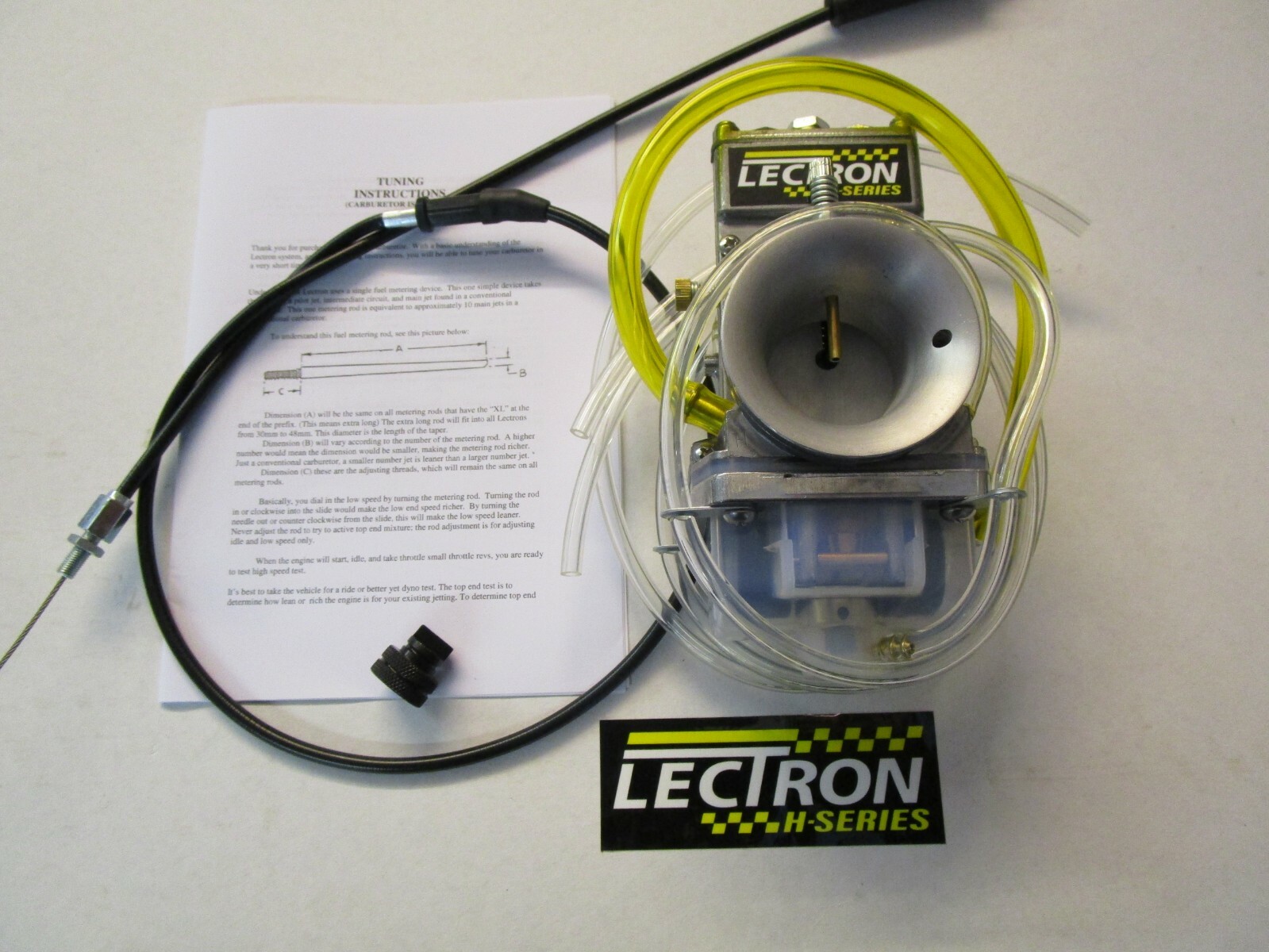 Yamaha YZ250 2017-19 Lectron 38mm H Series Hi Velocity Carburettor Kit ...